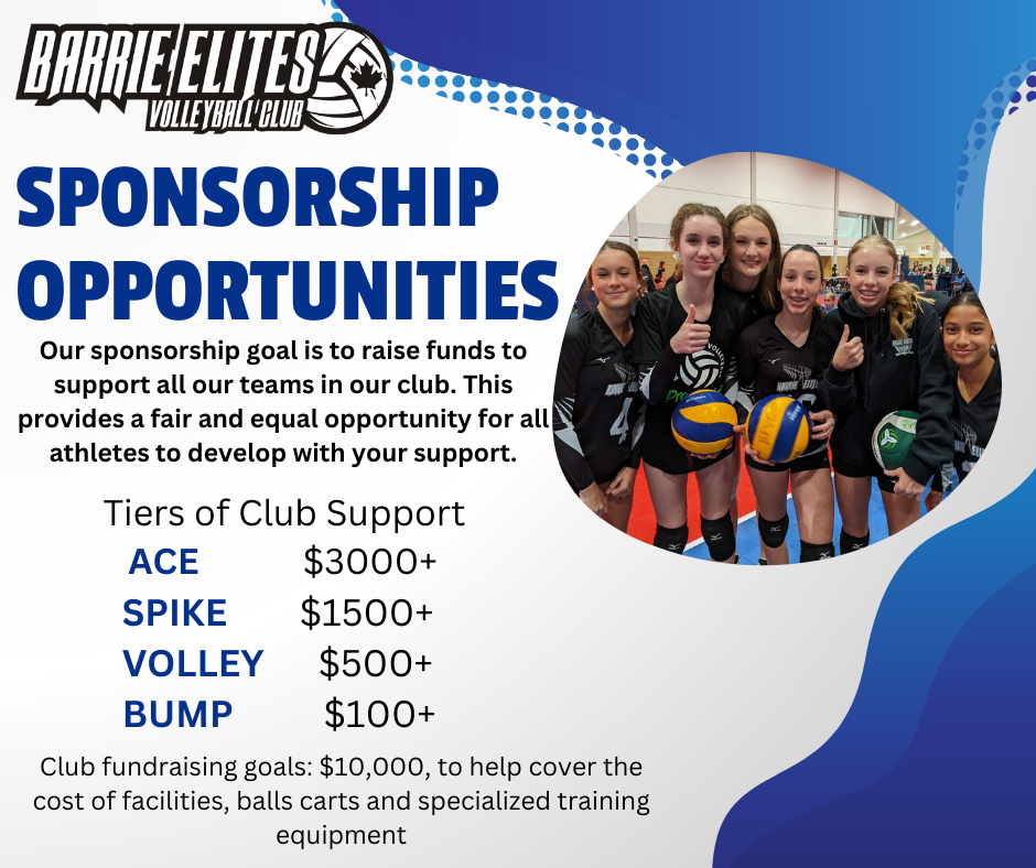 Sponsors – Barrie Elites Volleyball